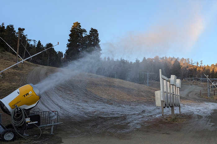 Mountain High - Snowmaking Tests Underway