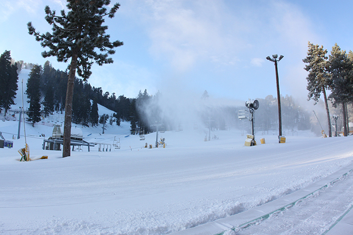 Mountain High - Fantastic conditions with 4" of new snow yesterday!