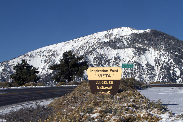 Mountain High - The snowy view from Inspiration Point