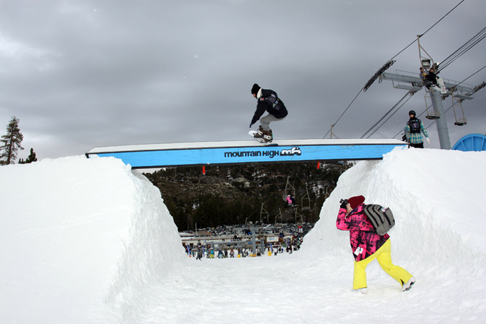 Mountain High - Nick Guinn going big in the Ditch Day competition